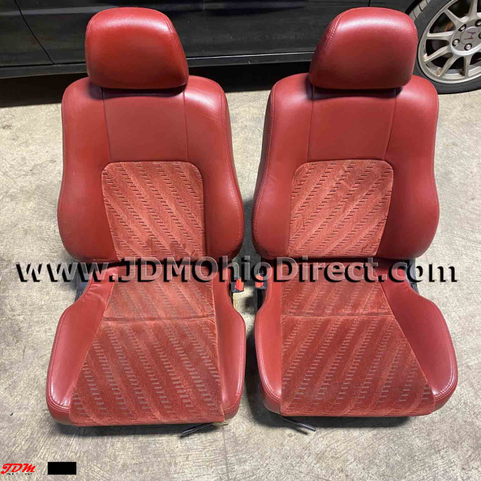 JDM BB6 Prelude SiR Red Front and Rear Seats