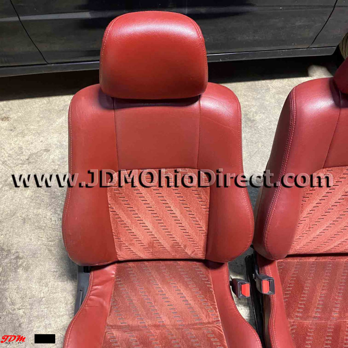 JDM BB6 Prelude SiR Red Front and Rear Seats