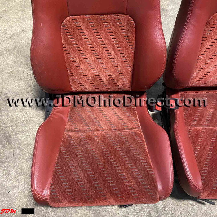 JDM BB6 Prelude SiR Red Front and Rear Seats