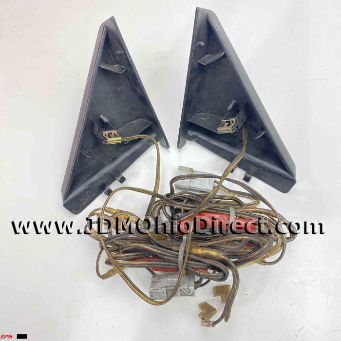 JDM EK9 Civic Internal Mirror Covers with Tweeters