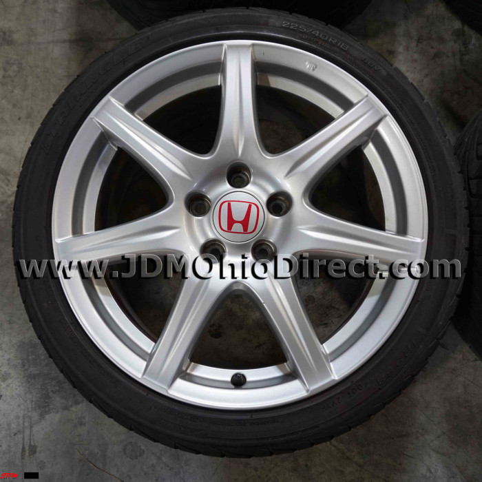 JDM FN2 Civic Type R Silver Wheels 5x114.3