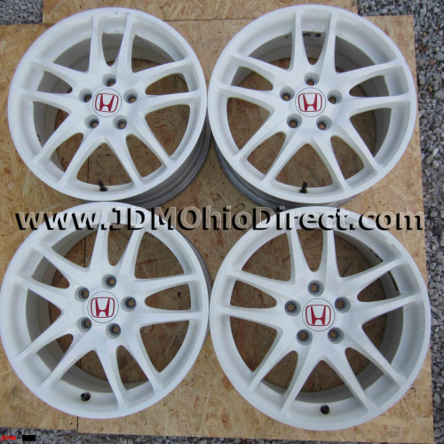 JDM DC5 Integra Type R White Wheels 5 Lug 5x114.3