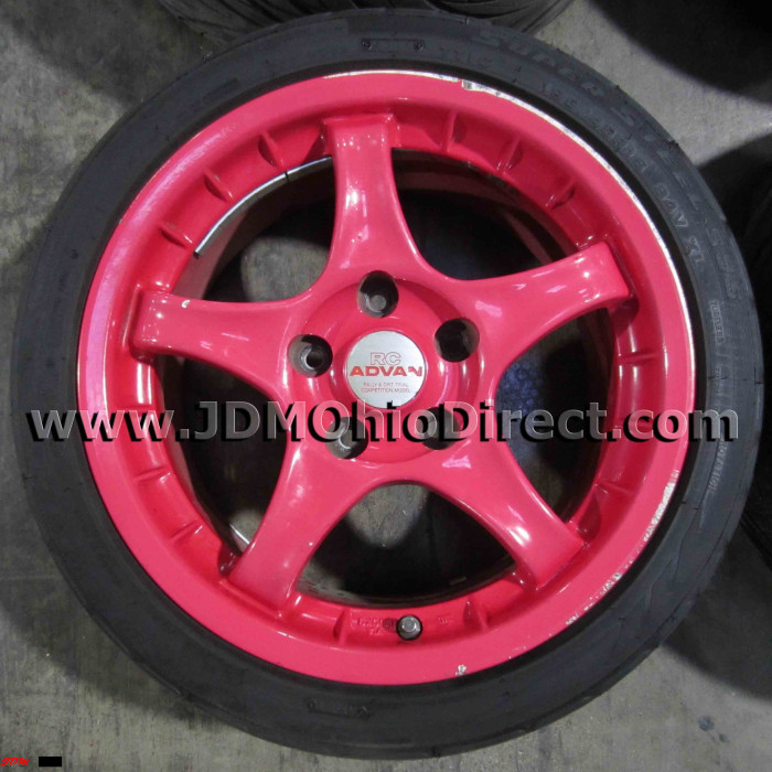 JDM Advan RC Red 16 inch Wheels 5x114.3