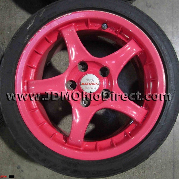 JDM Advan RC Red 16 inch Wheels 5x114.3