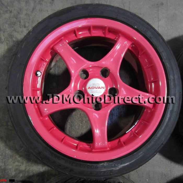 JDM Advan RC Red 16 inch Wheels 5x114.3