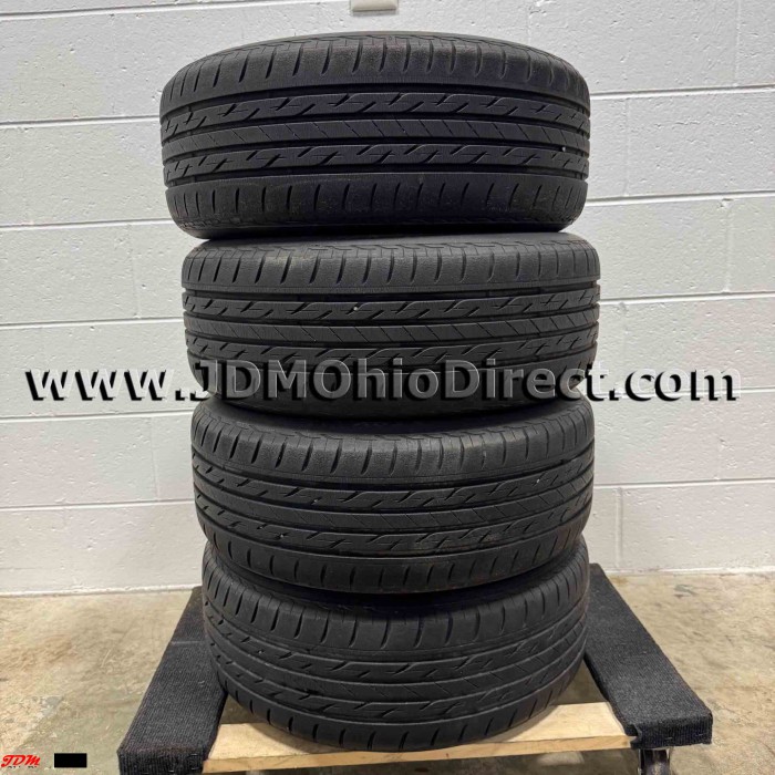 JDM Enkei RP01 15" 4x100 White Wheel and Tire Set