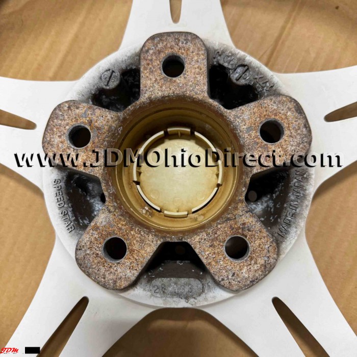 JDM SSR Integral GT1 17" White Wheels 5x114.3