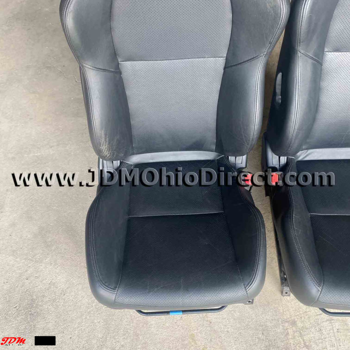USDM Acura RSX Type S Front Leather Seats with EK Rails